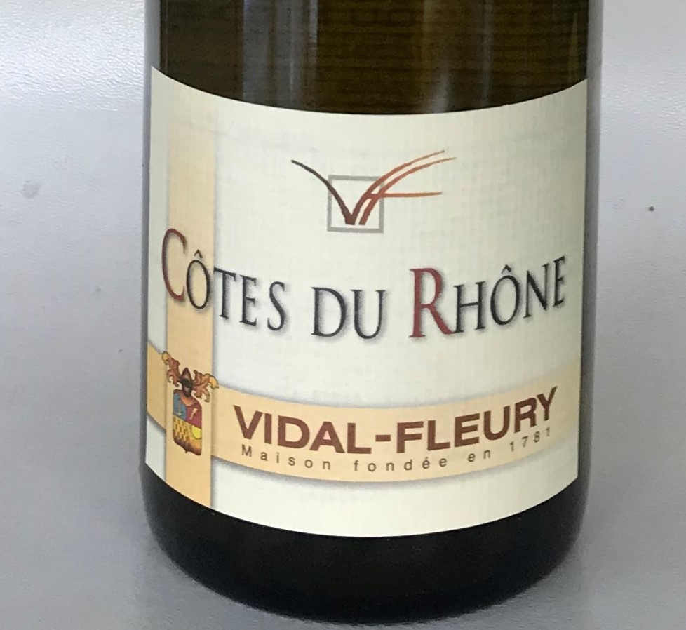 Vidal-Fleury Cotes-du-Rhone Blanc 2014 - Vinotek.is