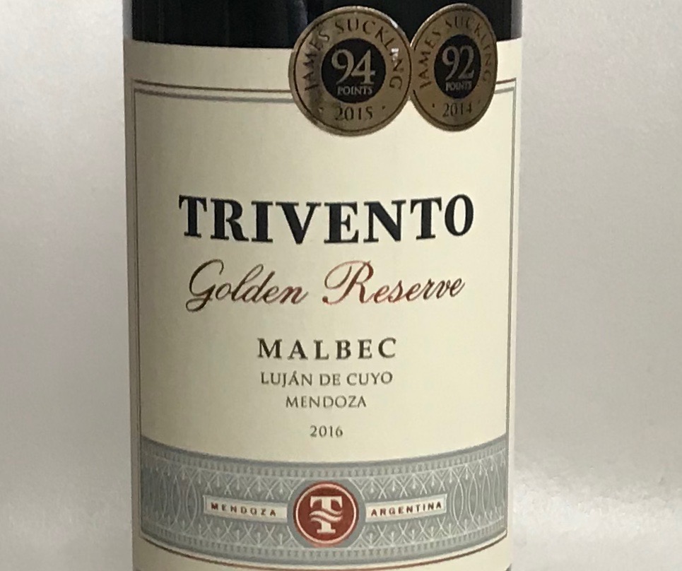 Trivento Golden Reserve Malbec 2016 - Vinotek.is